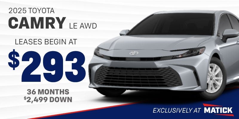 New Toyota Camry Special | Matick Toyota Specials Macomb Township, MI